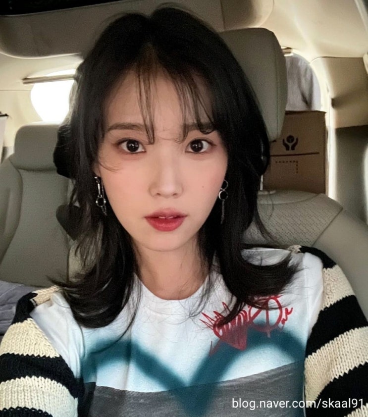 아이유중단발 레이어드컷 : 네이버 블로그