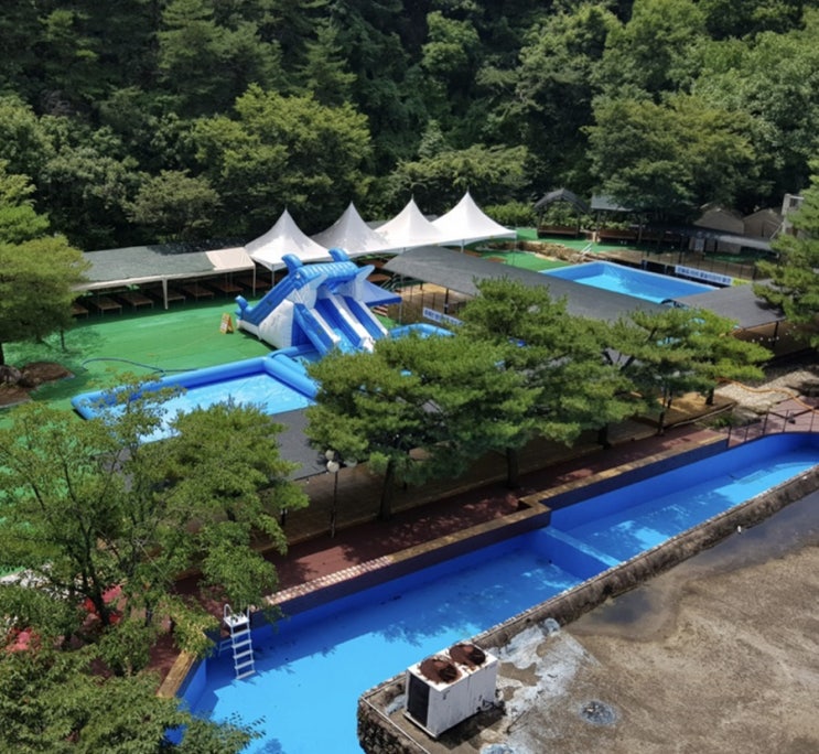평상대여 가능한 로카커피위쪽물놀이장 청도 군불로 네이버 블로그