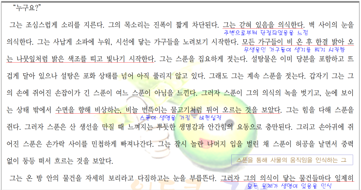 의정부 국어학원 실전 1회 2 타인의 방최인호 해설 2023학년도 수능완성 완두콩 김두환 네이버 블로그