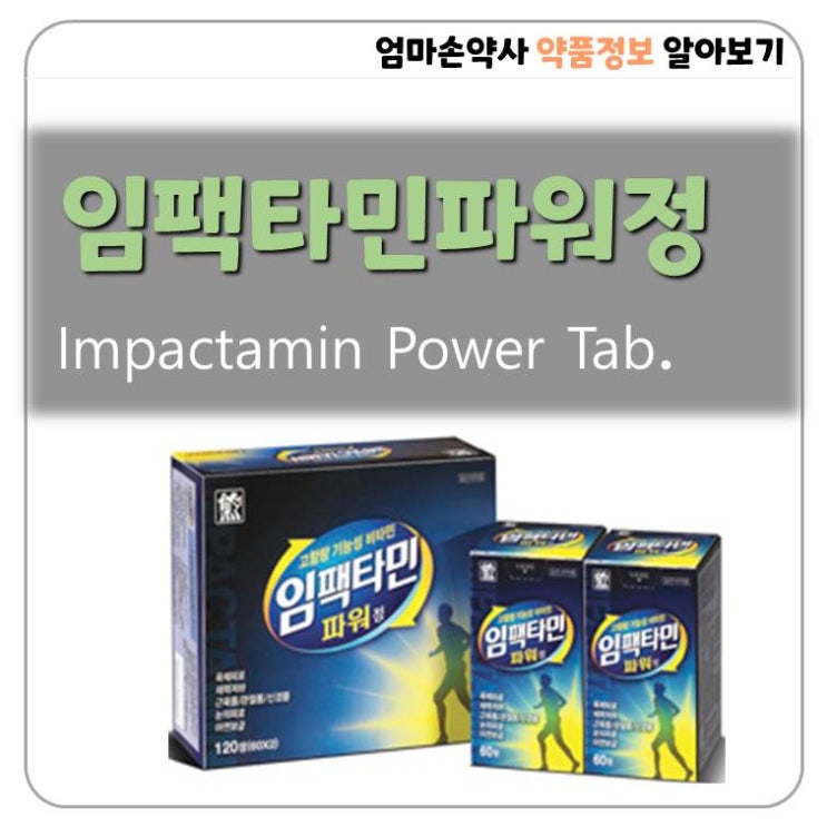 임팩타민 파워정 육체피로 병중·병후 효능 용량 복용법 주의사항 네이버 블로그