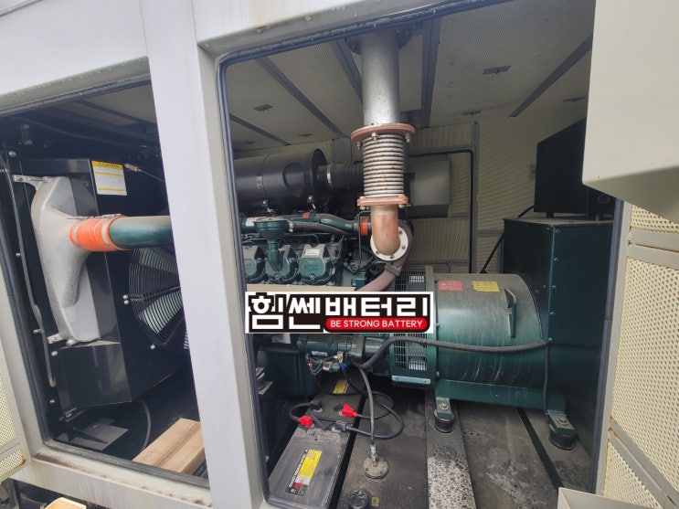 울산 비상발전기 밧데리 토요코인호텔 사옥 전기실 배터리 교체 출장 산업산전 전문업체 힘쎈배터리 네이버 블로그