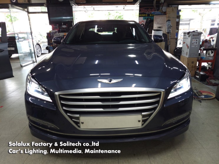 제네시스DH, G80 D1S HID광량업그레이드는 필수. 하얗게 되고 밝아지고 제네시스DH HID 라이트 밝기업그레이드는 솔라룩스 : 네이버 블로그