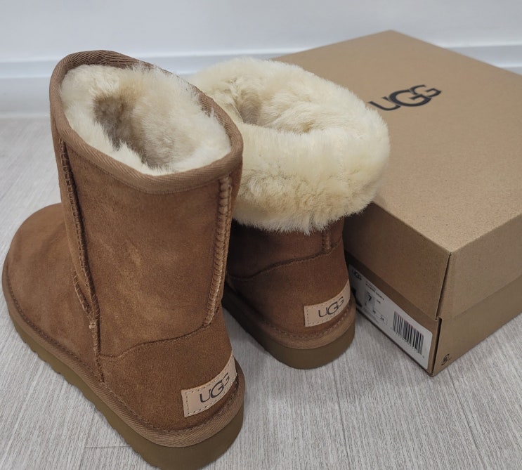 신발 Ugg 어그 클래식 숏 Ii 부츠 체스트넛 겨울 내 최애 슈즈 어그 부츠 겨울 신발 추천 사이즈