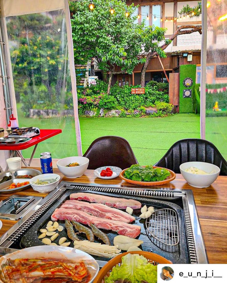 서울 근교 경기도 파주에 위치한 바베큐맛집 아이들은 수영장 물놀이까지 즐길수 있는 캠핑식당 별빛캠핑식당 네이버 블로그