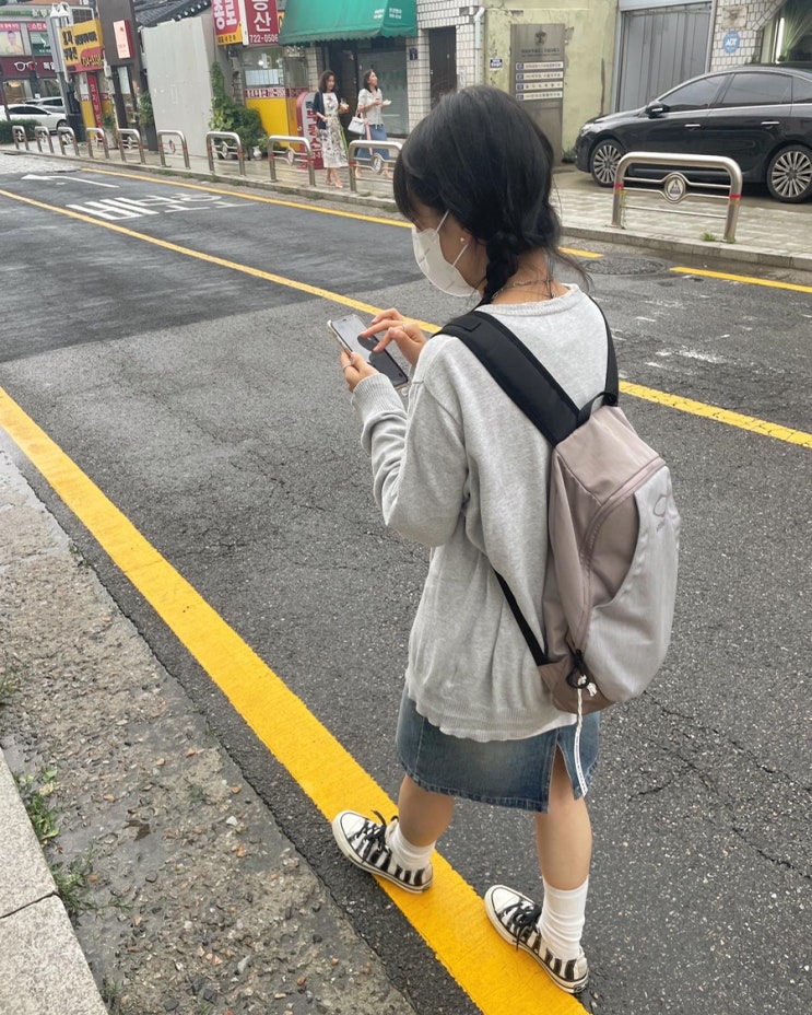 [MSCHF 미스치프] 미스치프 롬버스 백팩, 비오는 날에 너무 잘 어울리는 색감의 가방 MSCHF RHOMBUS ...