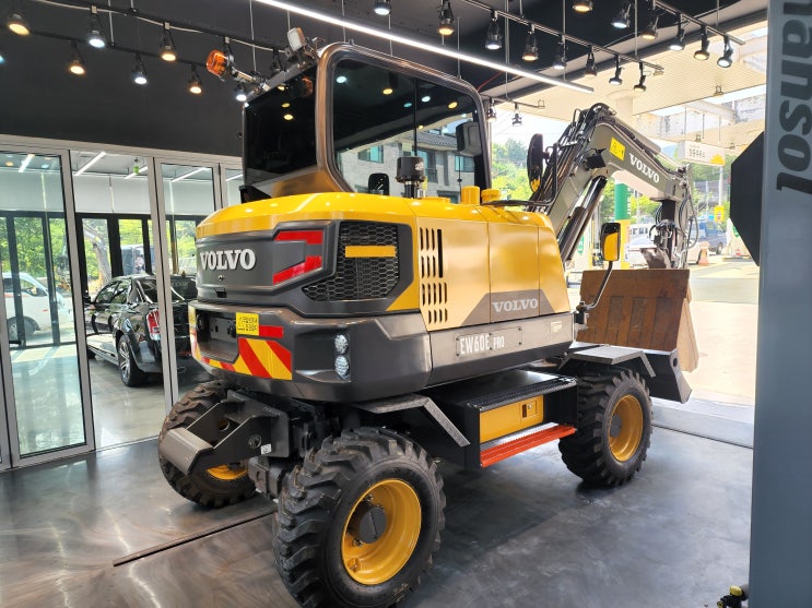 마산 창원 굴삭기썬팅 볼보EW60E Pro 루마버텍스600 시공 : 네이버 블로그