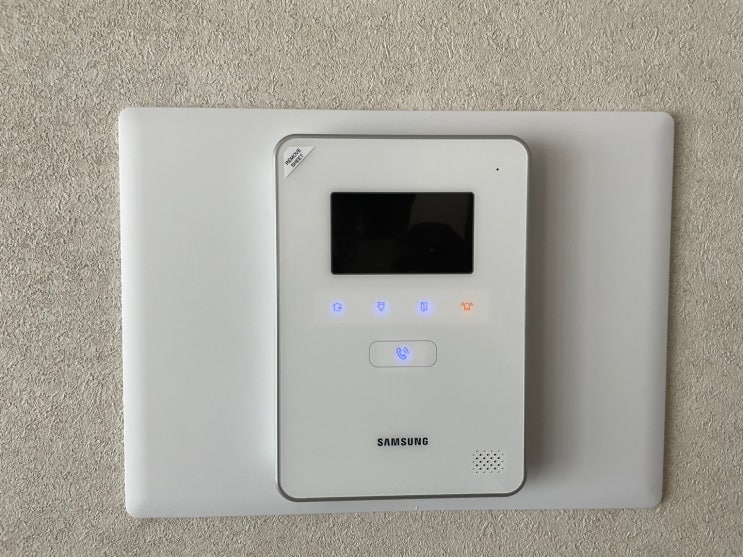 용인 수지구 동천동 수진마을써니벨리아파트 삼성 비디오폰 SHT-3625AKW 설치 후기 : 네이버 블로그