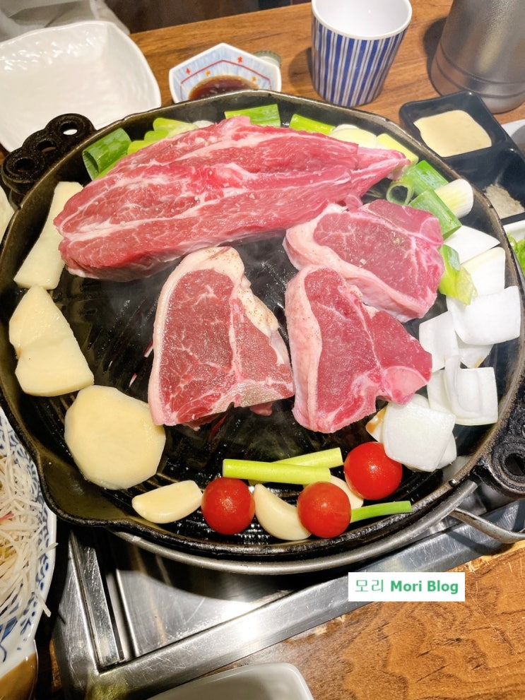 [창원 성산구 맛집] "징기스 상남점" 양갈비 맛집 ( 티본 모둠 T-Bone Set) 첫번째 방문 리얼후기 ...