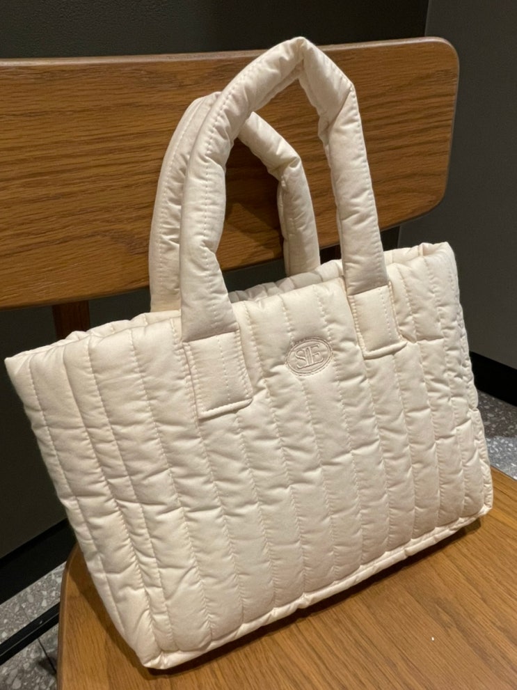 [Sienne] Sienne Padding Bag (Cream) | 시엔느 패딩백 (크림) : 네이버 블로그