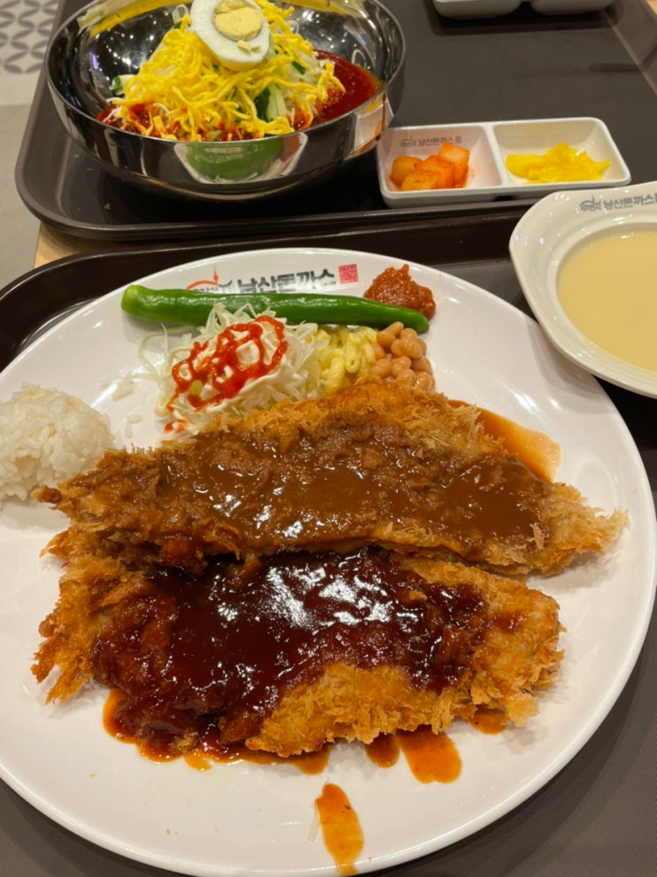 동탄동2 이마트 트레이더스 푸드코트 남산돈까스 홍대 쌀국수 후기반반 돈까스 쫄면 소고기 쌀국수 네이버 블로그