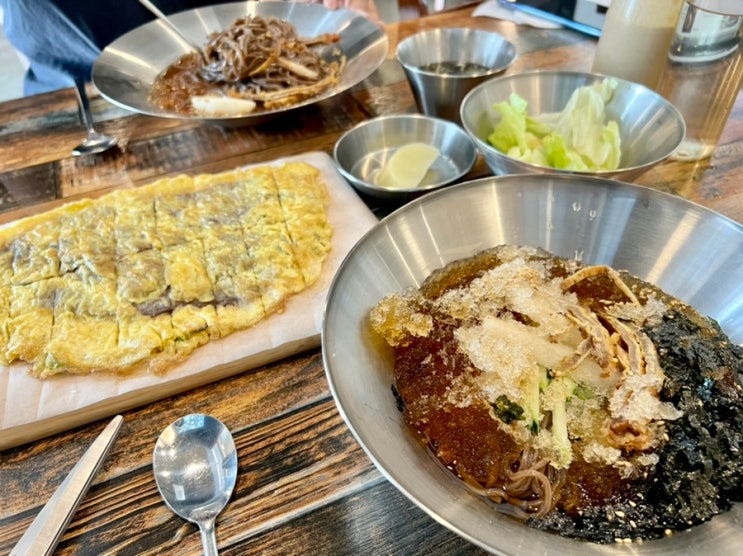 수완지구 하솜면가 육전메밀 🥢 추천 여름엔 메밀에 육전이지 흑석동맛집 추천 네이버 블로그