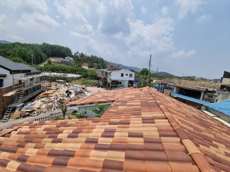 경북 경산 수입 기와 시공 업체 : 네이버 블로그