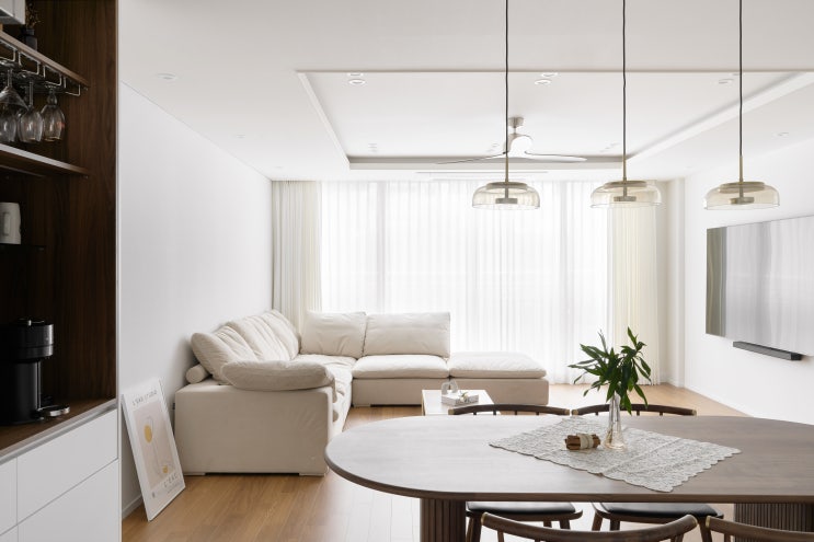 [34PY] 화이트 우드의 정석! 진접 신안인스빌 34평 인테리어[이유디자인 인테리어] : 네이버 블로그