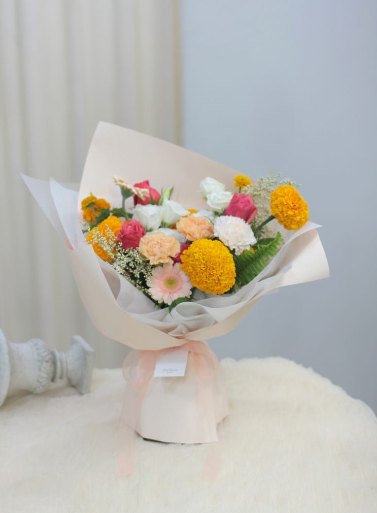 승진축하 꽃다발m 여의도꽃집 영산아트홀꽃집 Ifc몰꽃집 여의도꽃배달 드리에플라워 네이버 블로그