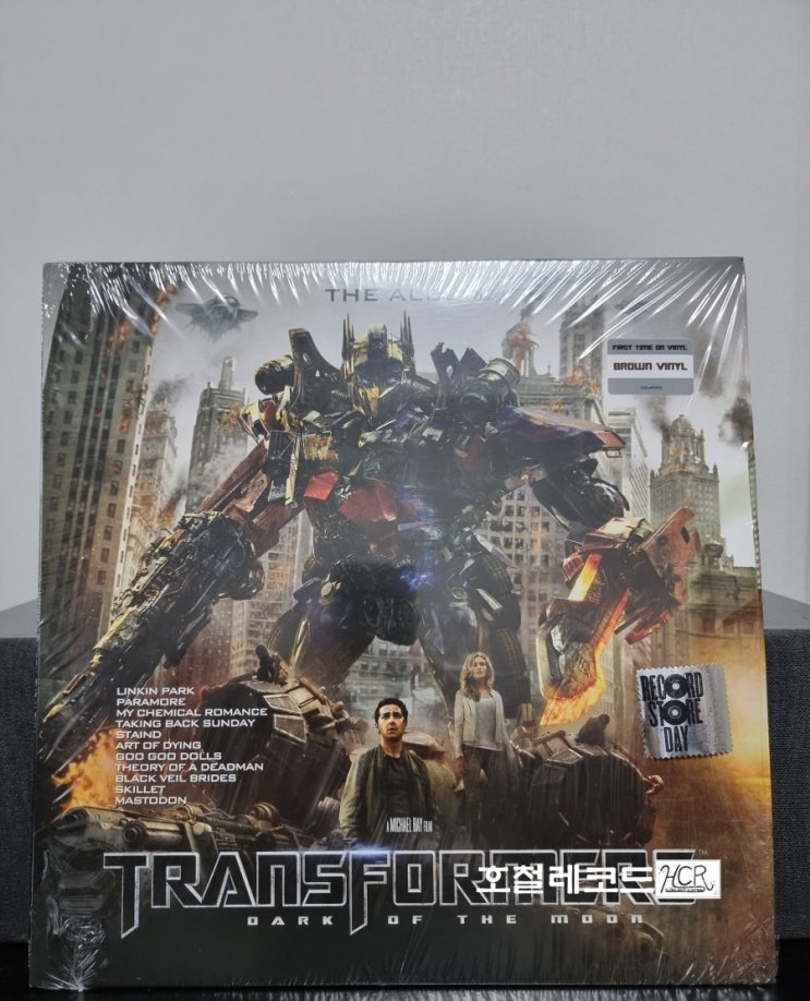 LP레코드판 (영화 '트랜스포머3 어둠의 달 사운드트랙 / TRANSFORMER 3 DARK OF THE MOON ...