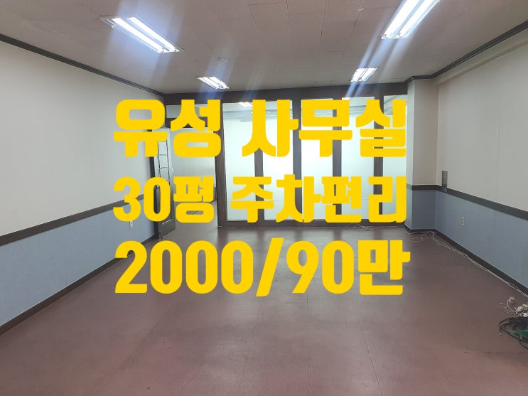 대전 유성 장대동 사무실 주차편리 룸인테리어 시설 완비 네이버 블로그