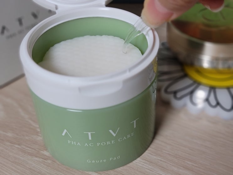 천사연구소 ATVT 토너패드 거즈패드로 모공속 각질관리해요 : 네이버 블로그