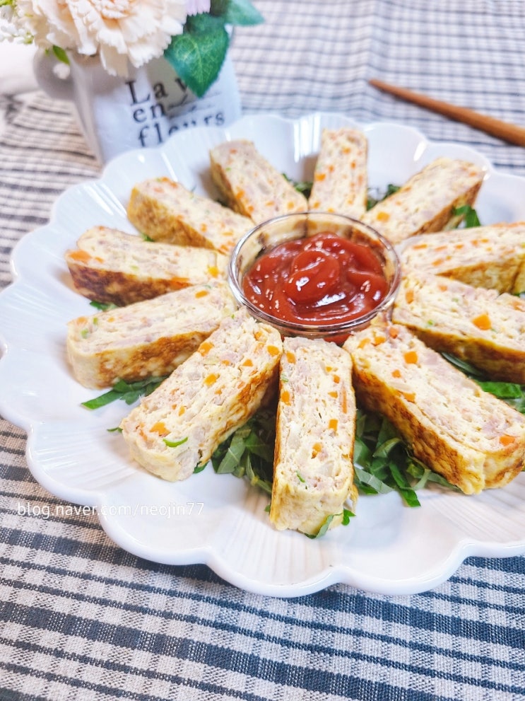 참치계란말이 만드는법 참치 계란 요리 담백한 반찬메뉴 네이버 블로그