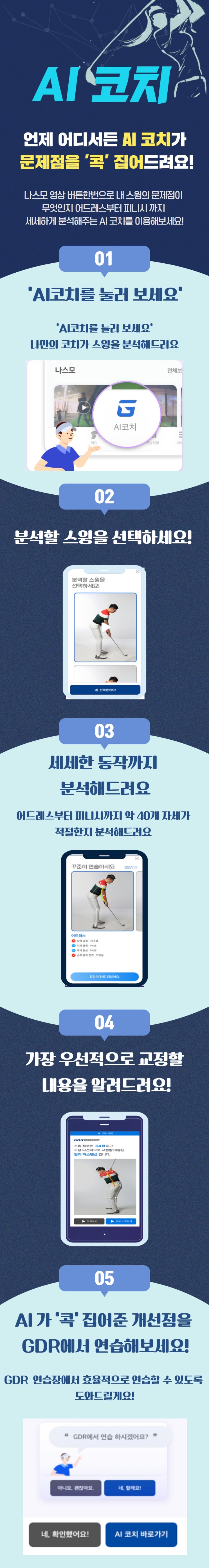 [빛가람동 골프레슨] GDR 골프존 아카데미 AI 코치란??? : 네이버 블로그