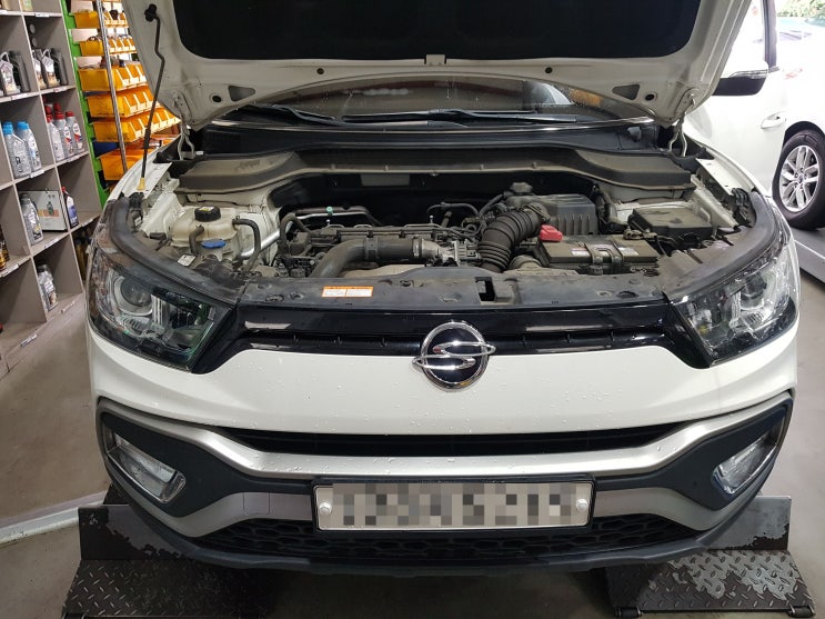 "울산 티볼리 디젤 출력 부족" 엔진 경고등, 고장 코드 P049D, EGR 밸브, 연료필터 교환 : 네이버 블로그