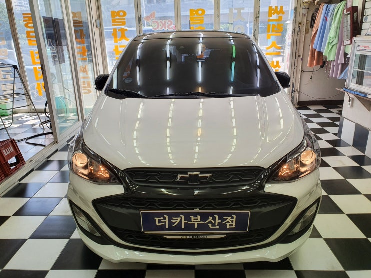 부산썬팅 재시공 경차 윈도 틴팅 스파크 썬팅지 자동차 햇빛 차단썬팅 썬렉스 썬팅 가격 Sunrex 다이아몬드썬팅 앞유리 선팅