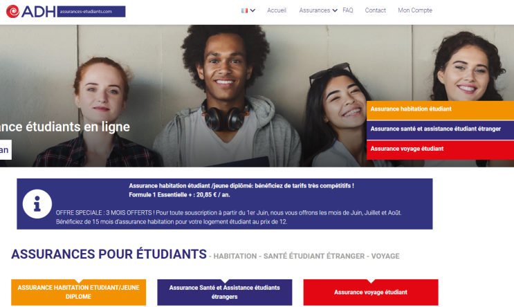 [1-2] 프랑스 교환학생 주택보험 (ADH) 가입하기! : 네이버 블로그