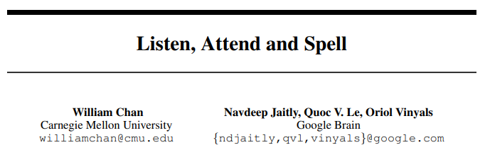 [딥러닝] Listen, Attend and Spell (논문 리뷰) : 네이버 블로그
