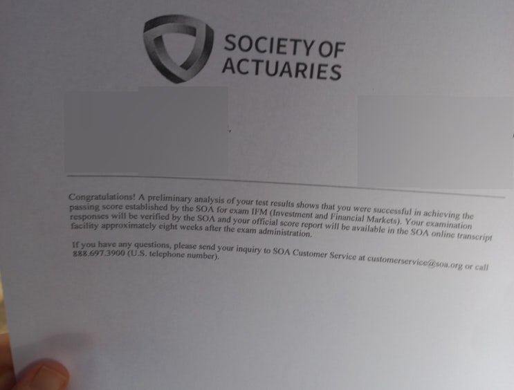 미국계리사(ASA) 4단계 SOA EXAM IFM 합격수기(22년 7월) : 네이버 블로그