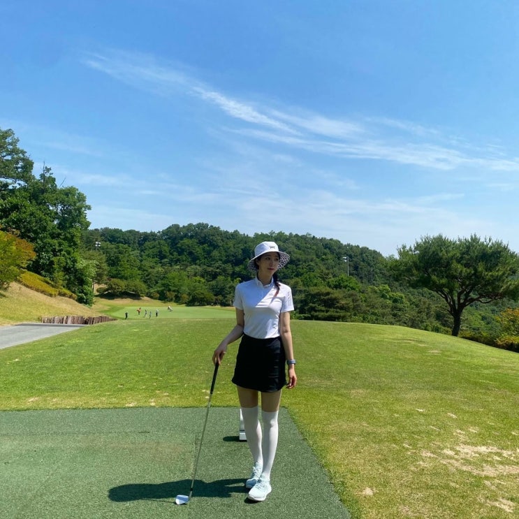 골프존카운티 화랑 골린이 머리올리던 날 날씨요정이 함께한 첫 필드 네이버 블로그