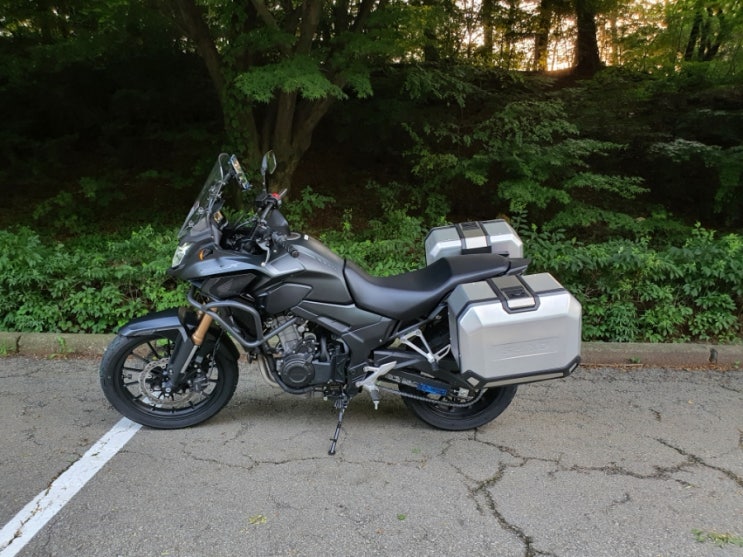 [220711] 혼다 CB500X SHAD Terra 47L 사이드박스 자가 설치 : 네이버 블로그