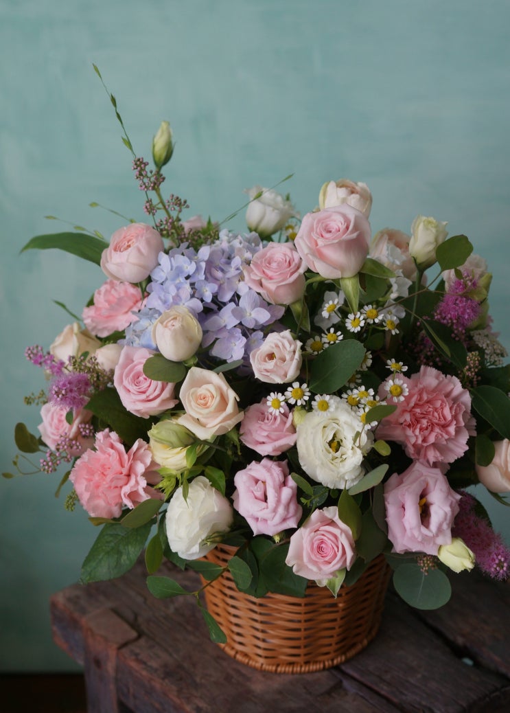 천안꽃집 아산꽃집 '고운꽃'의 돔형 바스켓 : 네이버 블로그