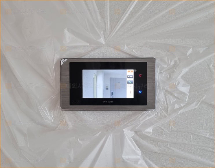 삼성월패드/분당 구미동 까치마을롯데선경삼성인터폰SHT-1100XB를 삼성비디오폰SHT-3527XM으로 교체설치 : 네이버 블로그