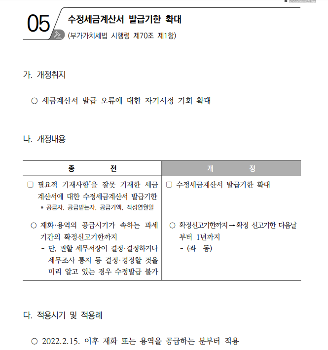 기재사항 착오정정 세금계산서 발급 방법과 수정세금계산서 개정 내용 정리 네이버 블로그