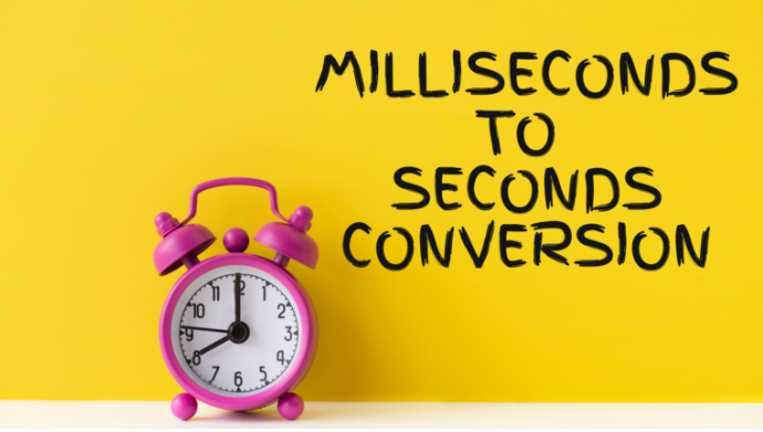 밀리세컨드(millisecond, ms) 초단위/분단위/일단위로 바꾸기, 단위 변환하는 방법 : 네이버 블로그