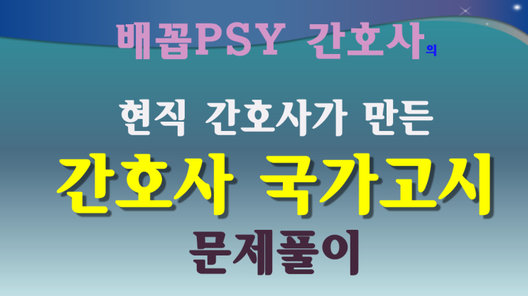 국가고시 준비 Chapter 3정신건강간호 2정답 및 해설 정신간호학 시험 문제풀이 정신간호의 이해 네이버 블로그