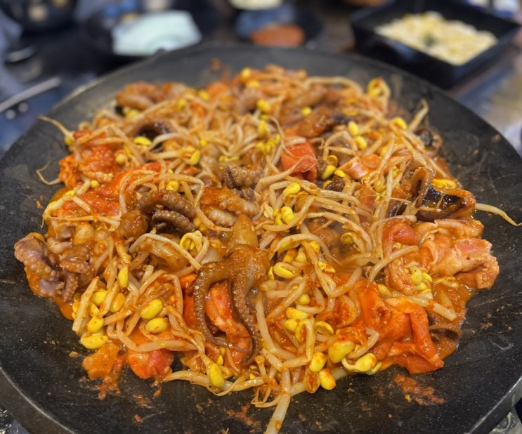 광주 첨단 맛집 쭈사장 맛있게 매운 쭈꾸미 철판볶음 네이버 블로그