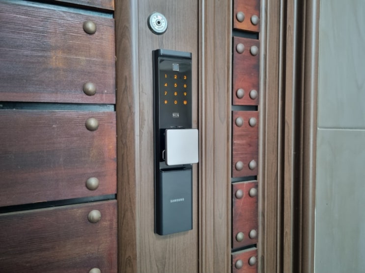 대전삼성도어락 SHP-DR900 와이파이 번호키 설치/관저동열쇠 : 네이버 블로그