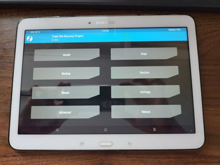 [배포] 갤럭시탭4 어드밴스드(SM-T536)용 TWRP 리커버리 : 네이버 블로그
