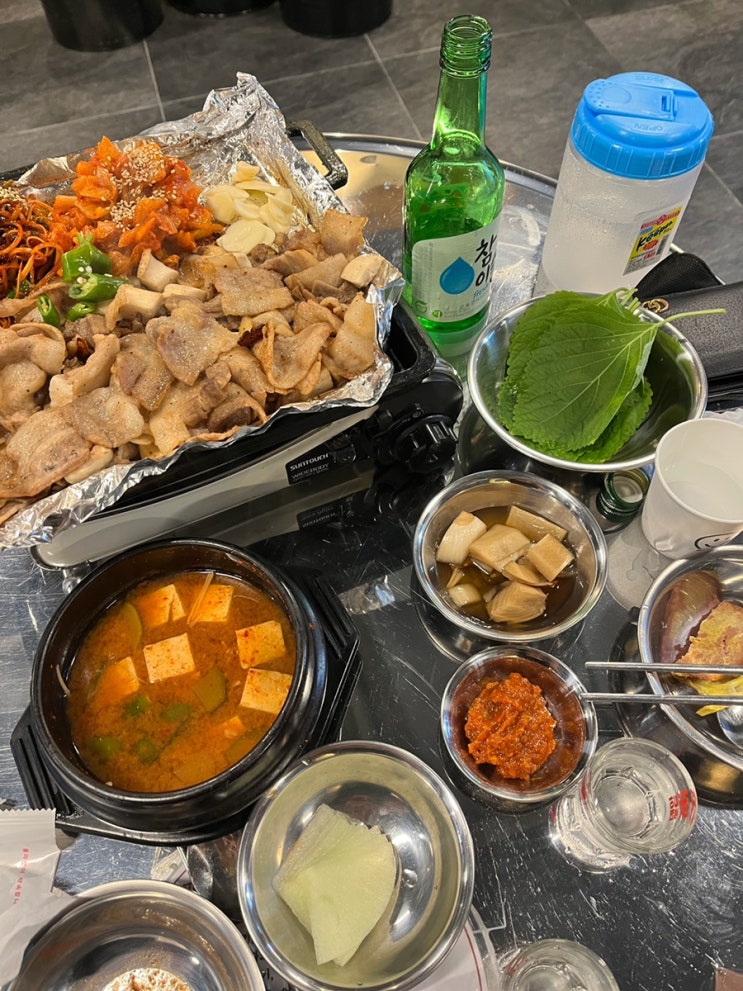 명지 국제신도시 파절이 삼겹 구땡식당방문기 네이버 블로그