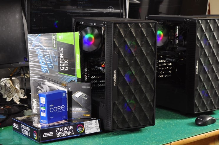 인텔 코어11세대 i7-11700 정품박스/이엠텍 GeForce GTX 1660 SUPER STORM X Dual BASIC ...