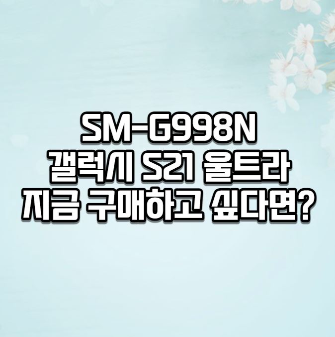 SM-G998N 갤럭시 S21 울트라 탐나는 모델! : 네이버 블로그