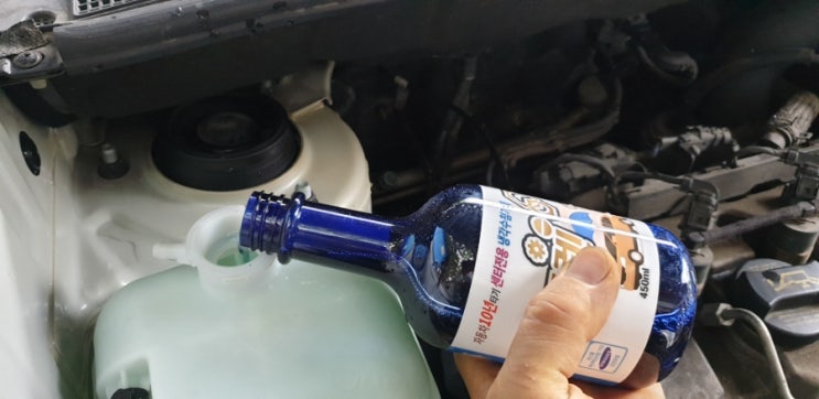 매캐한 냄새제거 매연 냄새 디젤엔진 공회전 마후라 머플러 눈이 따가운 냄새 엔진 냉각수 부동액 첨가제 카프렌