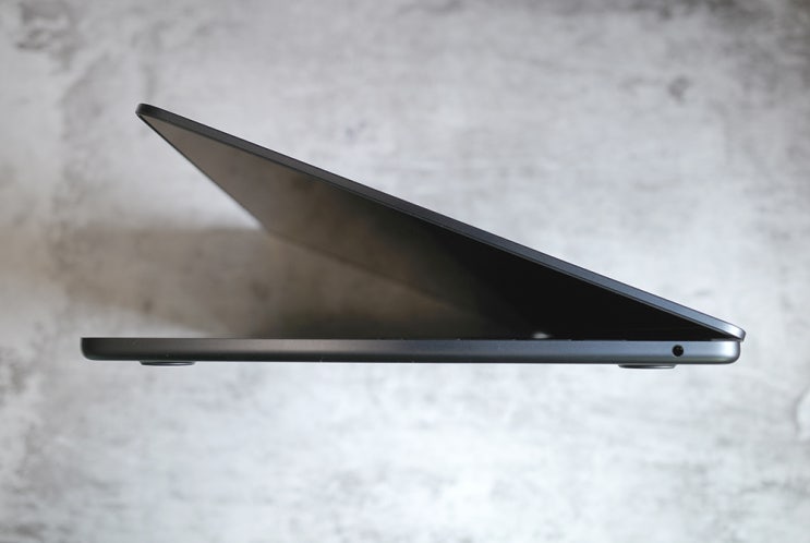 맥북에어 M2 미드나이트 기본형 개봉기 및 외관 리뷰 : 네이버 블로그