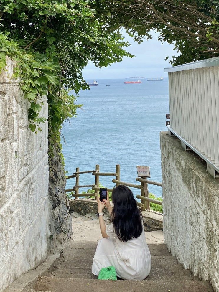 부산 흰여울문화마을 포토존 주차 카페 총 정리 네이버 블로그