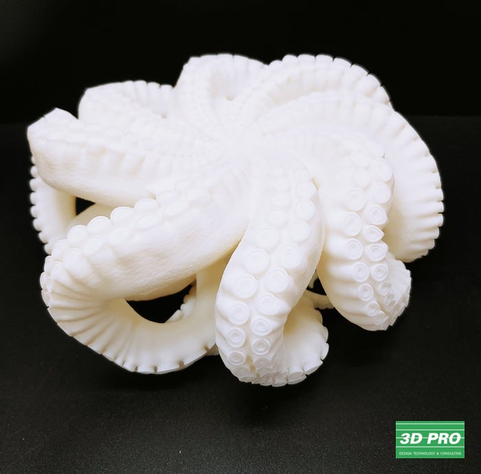 대형 문어 3d프린팅 출력물 제작3d 프린터 시제품 출력대학생 졸업작품sla 레이저 방식abs Like 레진 소재쓰리디
