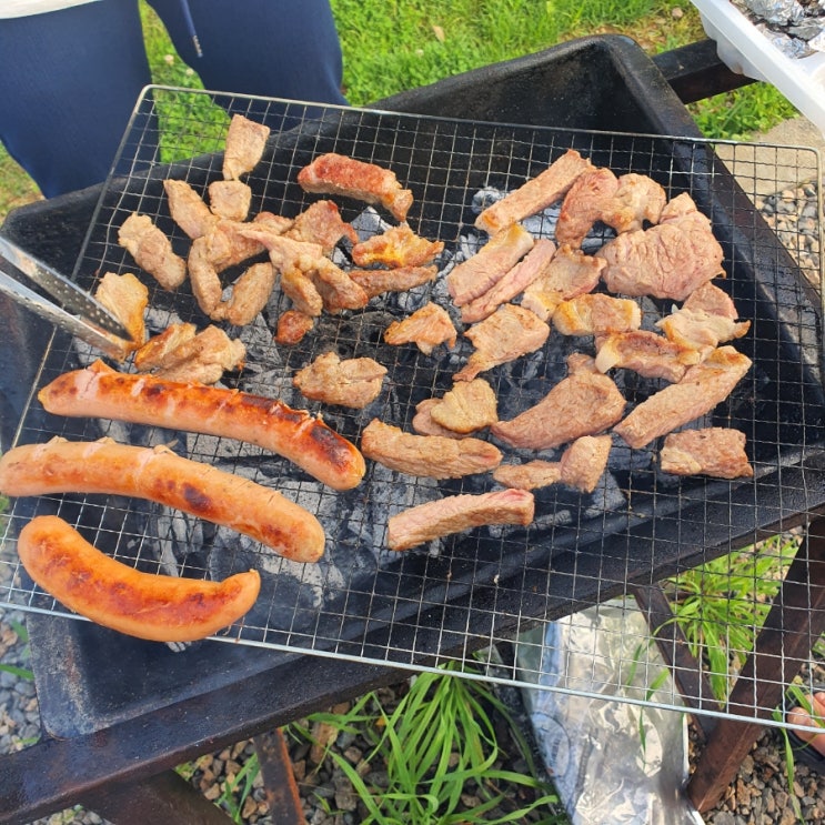 인천 영종도 친구커플과 당일치기 야외 바베큐즐기기 영종도 씨사이드 캠핑장바베큐장 네이버 블로그