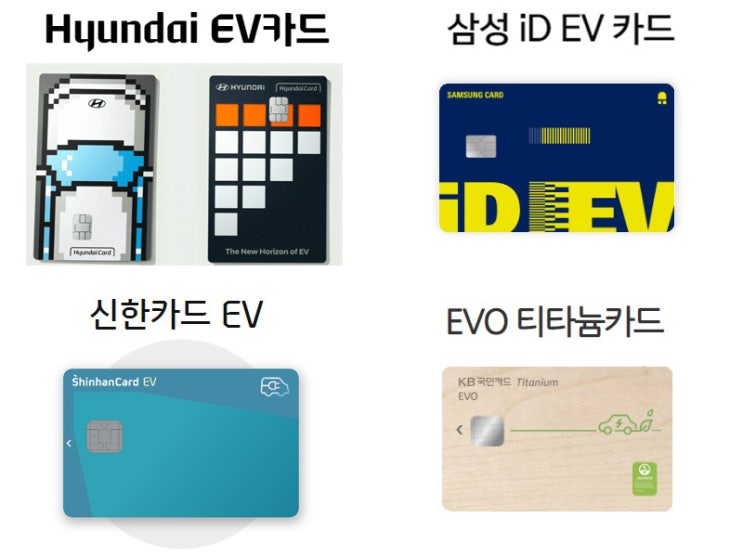 전기차 오너를 위한 EV카드 혜택비교 (현대/신한/삼성/국민) : 네이버 블로그