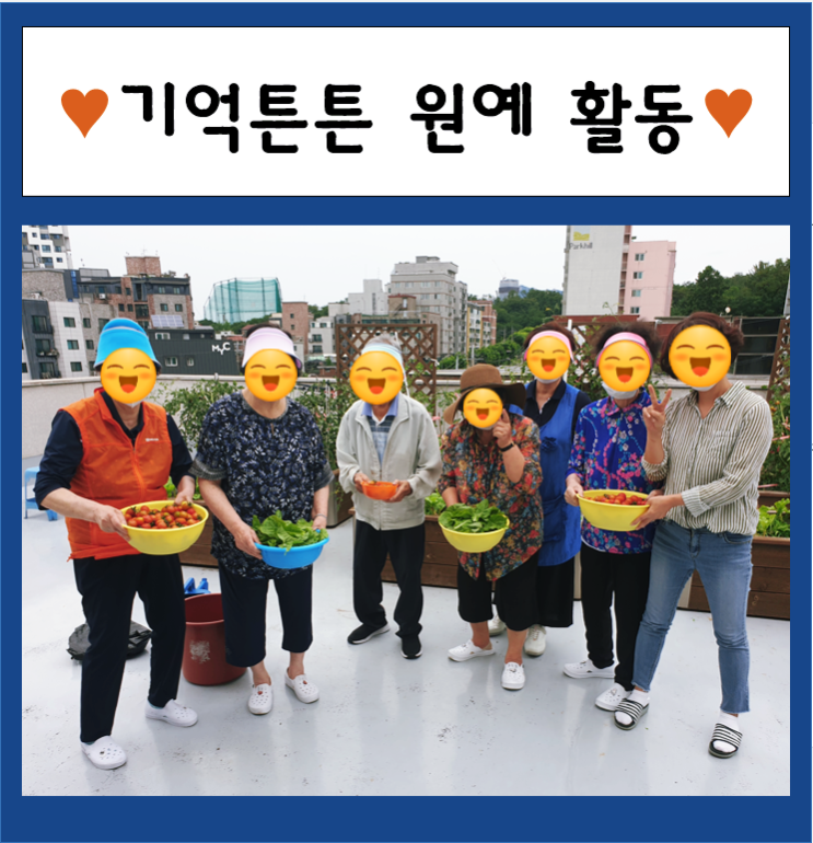 기억튼튼재활전문데이케어센터도봉구데이케어센터창동데이케어센터쌍문동데이케어원예프로그램 네이버 블로그