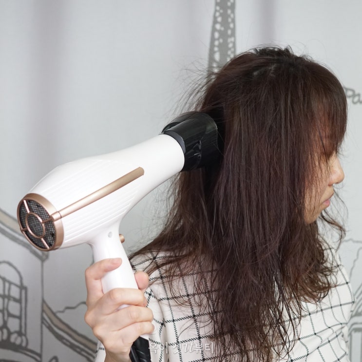 중단발 빌드펌 손질하기 좋은 라샤 헤어드라이기 네이버 블로그