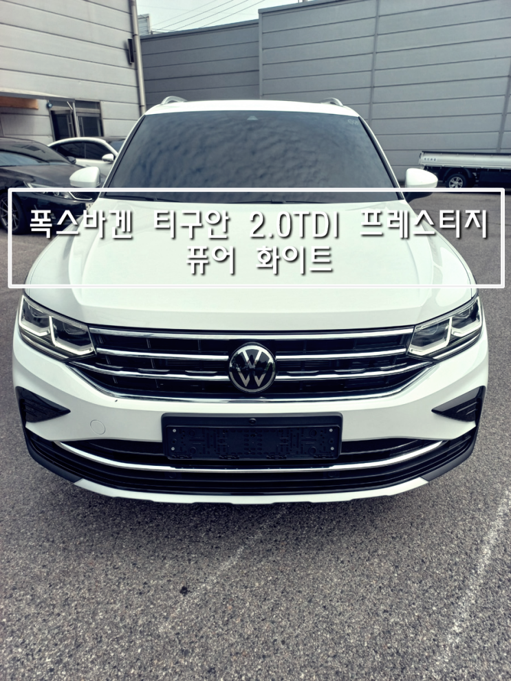 35번째출고 폭스바겐 티구안 20tdi 프레스티지 화이트 네이버 블로그